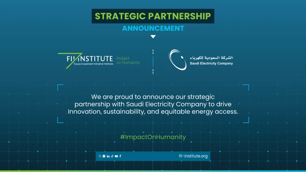 FII Institute and Saudi Electricity Company Partner to Advance ...